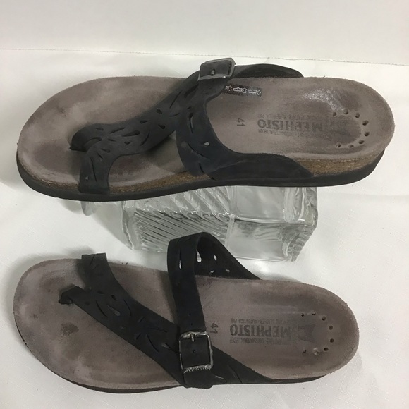 Mephisto | Shoes | Mephisto Helen Black Leather Perforated Detail ...